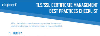 CertCentral TLS/SSL Certificate Management | DigiCert