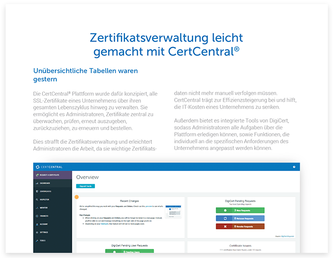 CertCentral Upgrade - Consolidated SSL Certificate Management from ...